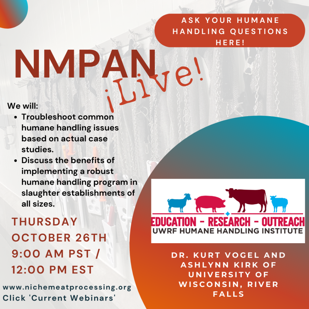 Webinar: NMPAN Live – Humane Handling Q&A with the Humane Handling ...